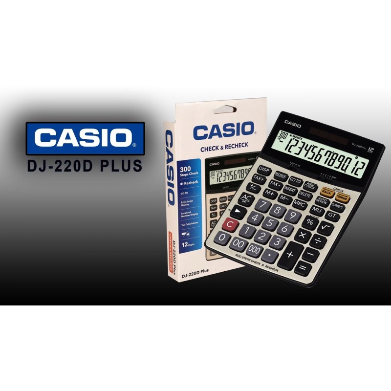 CASIO CALCULATOR DJ-220D PLUS